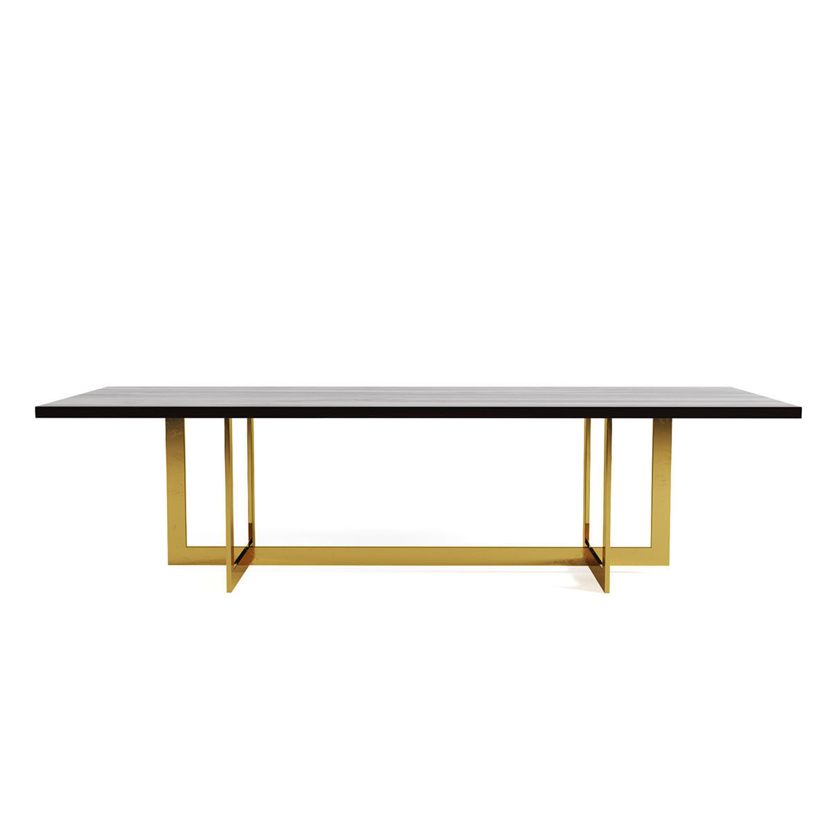 LINEAR RECTANGULAR DINING TABLE RH 3D model | CGTrader