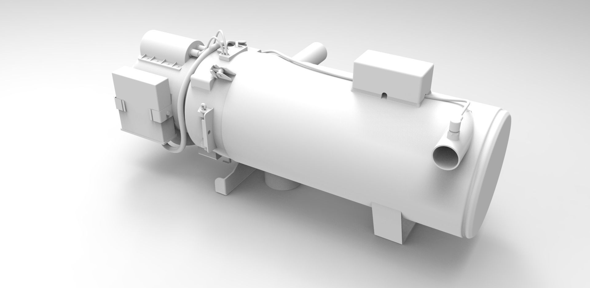 Webasto DBW 300 heater 3D model | CGTrader