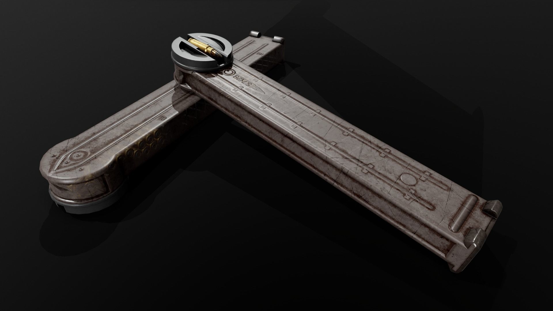 3D model FN P90 Sub Machine Gun VR / AR / low-poly | CGTrader