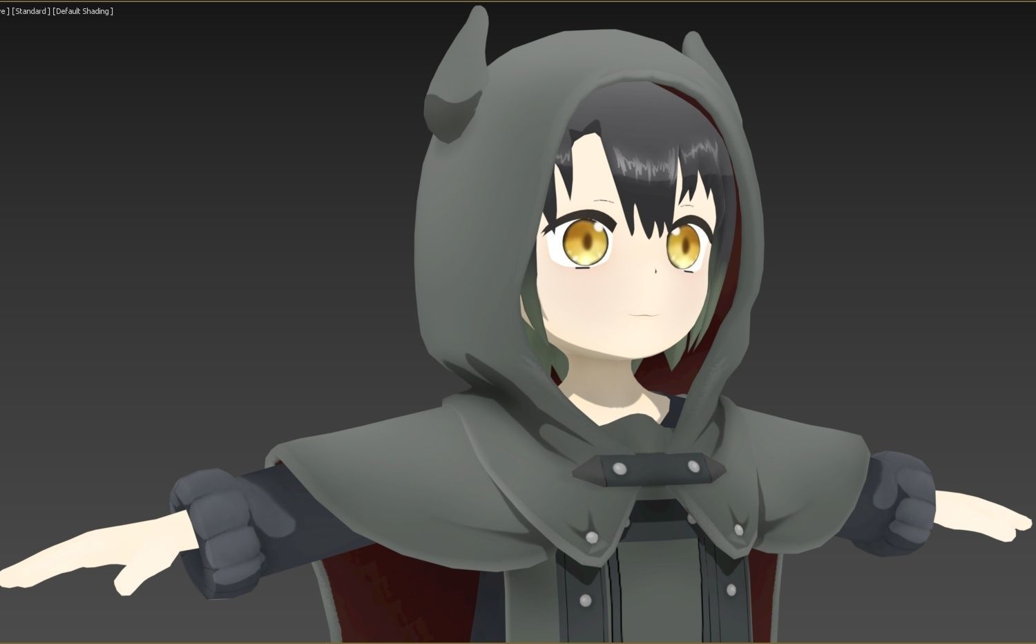Somali to Mori no Kamisama VRChat 3D model rigged | CGTrader