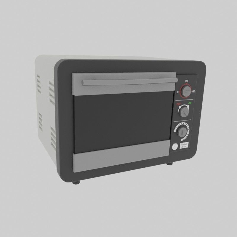3D model Small Oven VR / AR / low-poly | CGTrader
