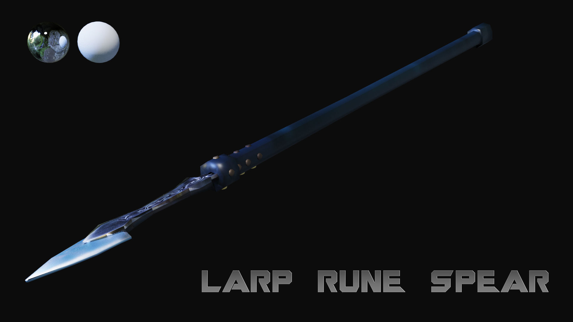 3D model LARP Rune Spear VR / AR / low-poly | CGTrader