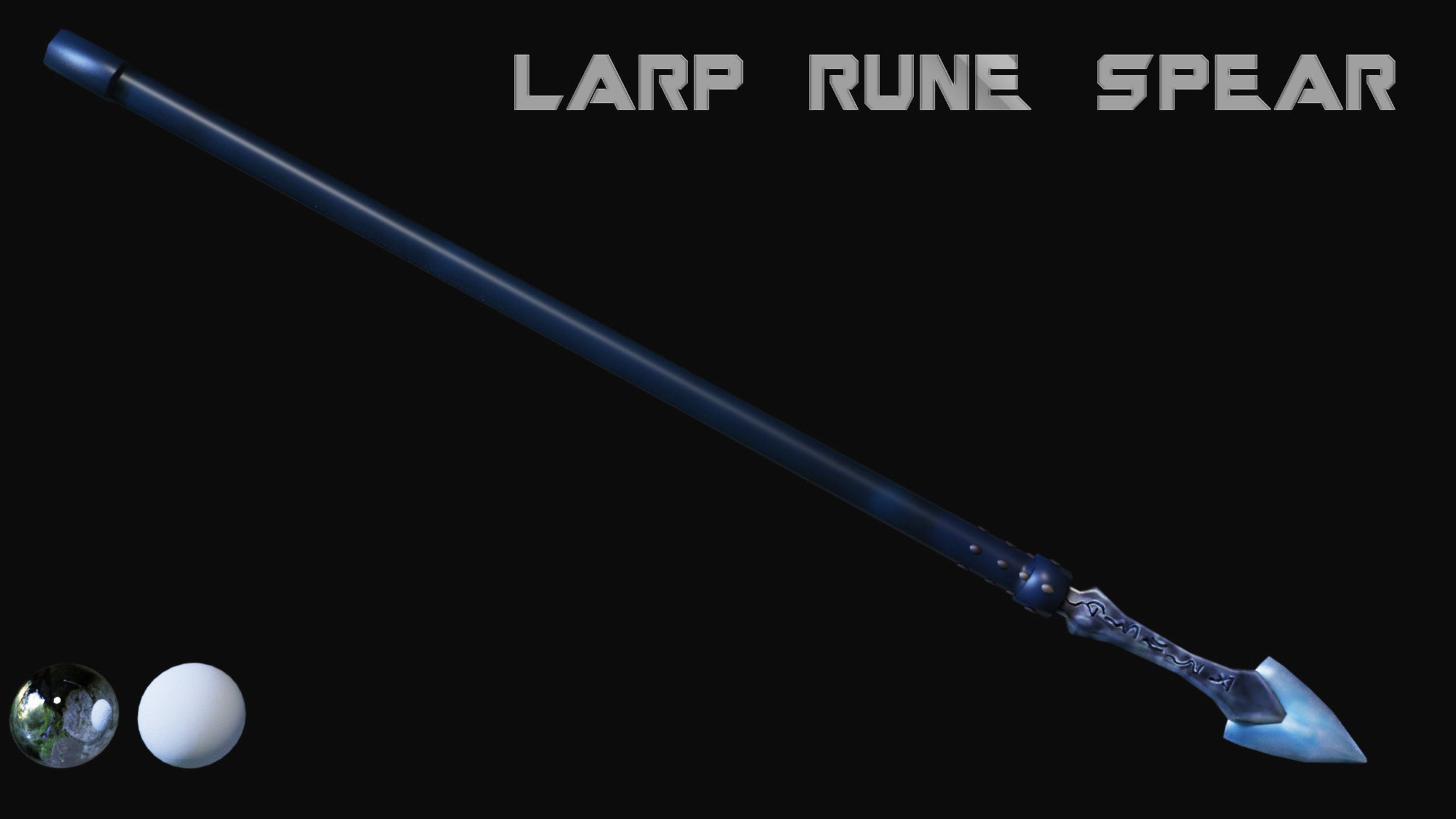 3D model LARP Rune Spear VR / AR / low-poly | CGTrader