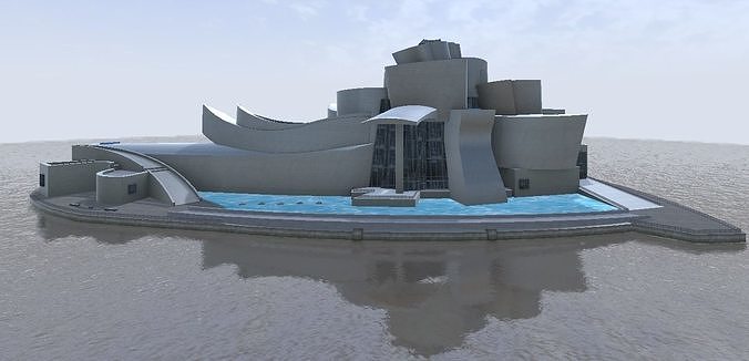 3D model Guggenheim Museum Bilbao VR / AR / low-poly | CGTrader