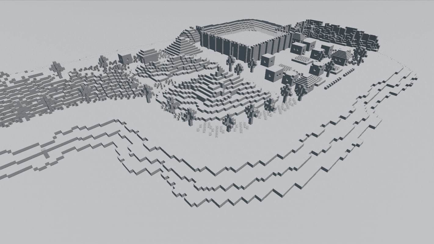 3D model Minecraft world VR / AR / low-poly | CGTrader