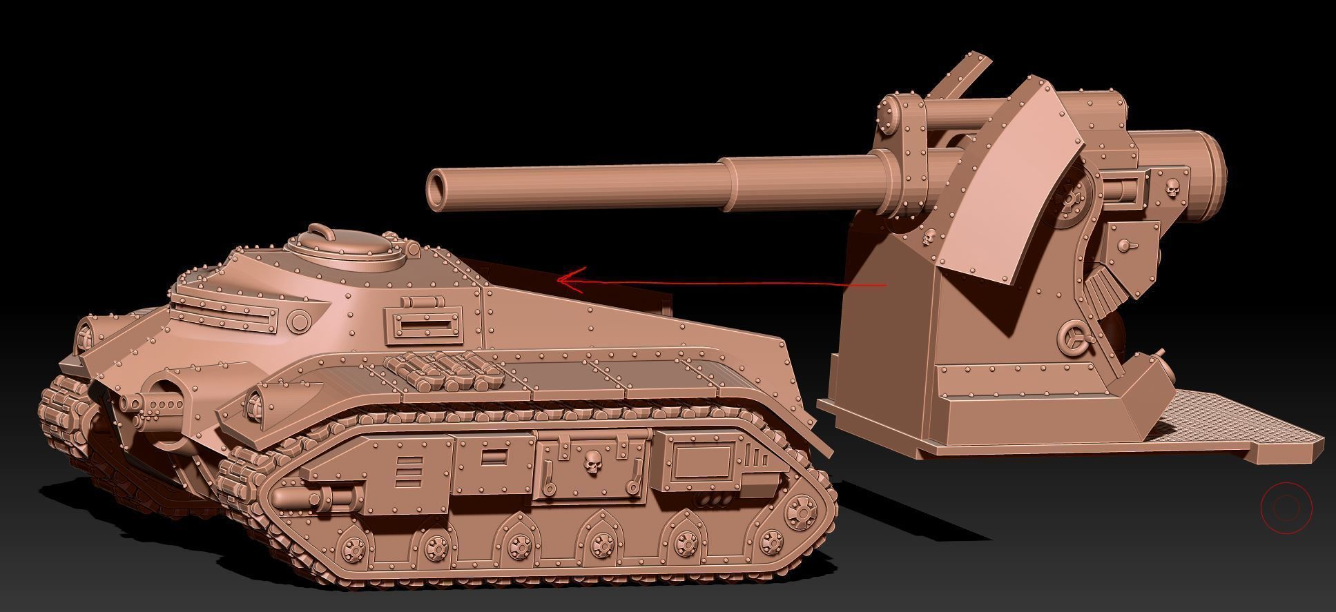 Feudal Guard Support Tanks 3D model 3D printable | CGTrader