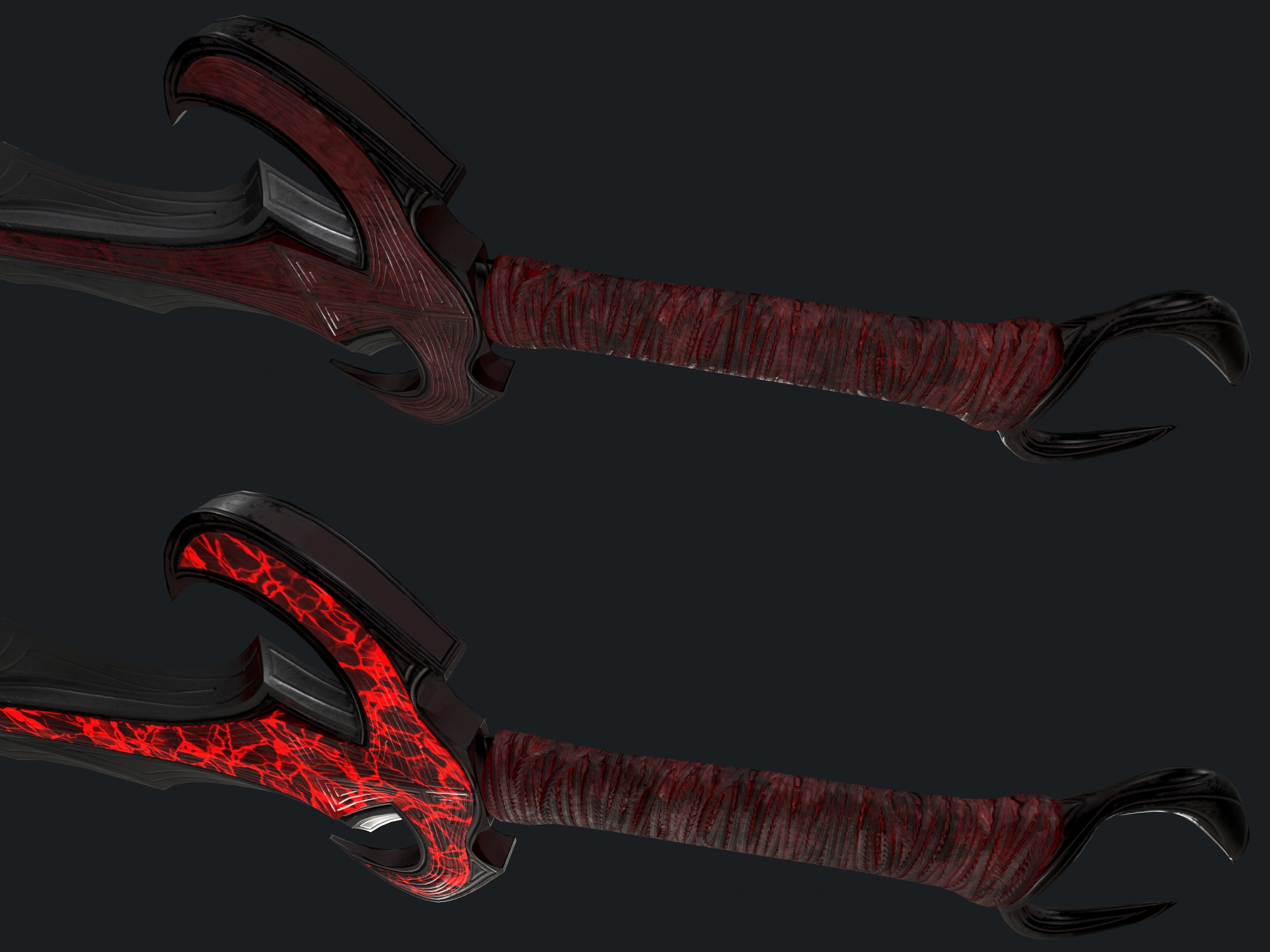 3D model Vampire Sword VR / AR / low-poly | CGTrader