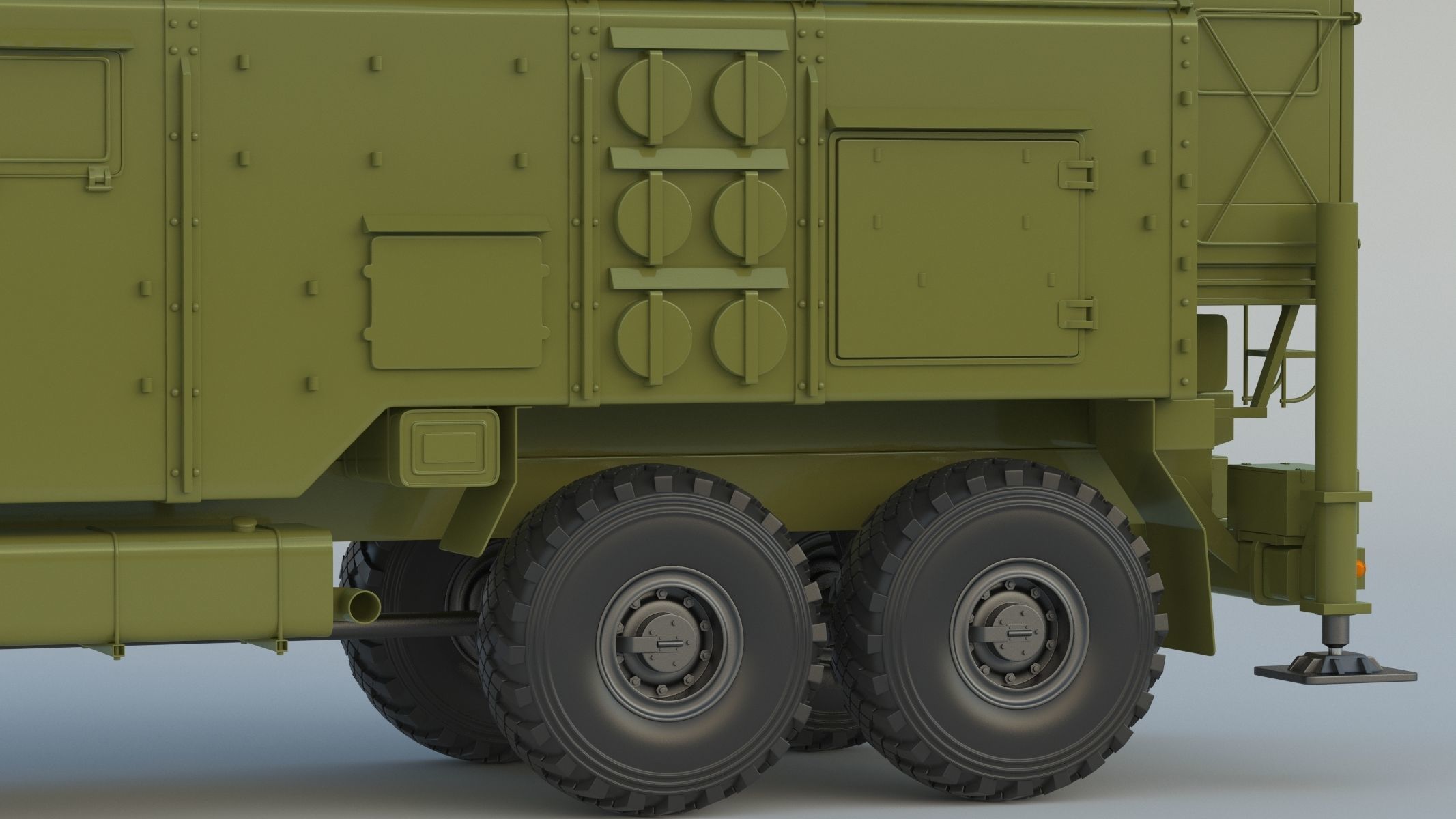 Krasukha Electronic Warfare System 3D model | CGTrader