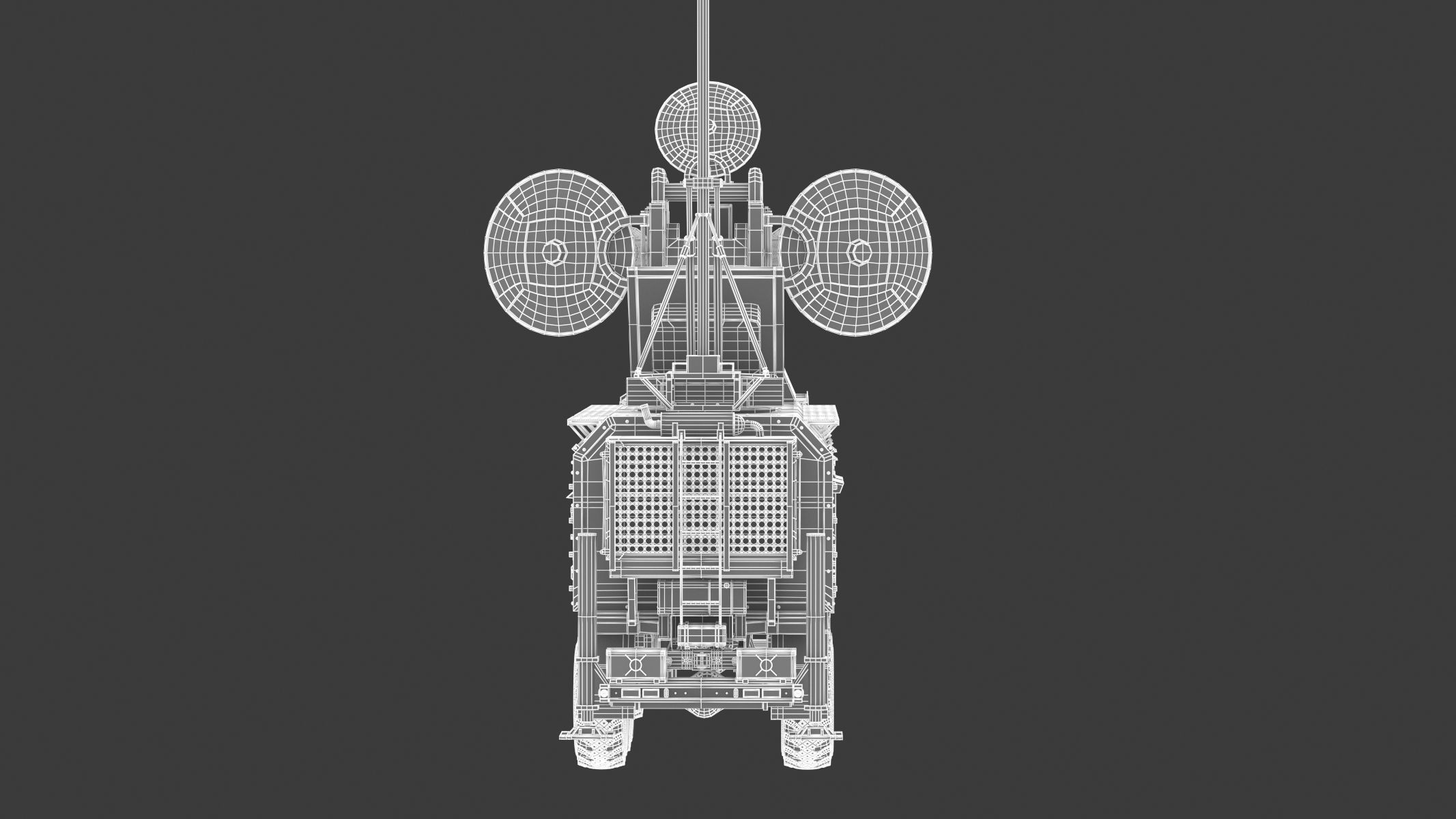 Krasukha Electronic Warfare System 3D model | CGTrader