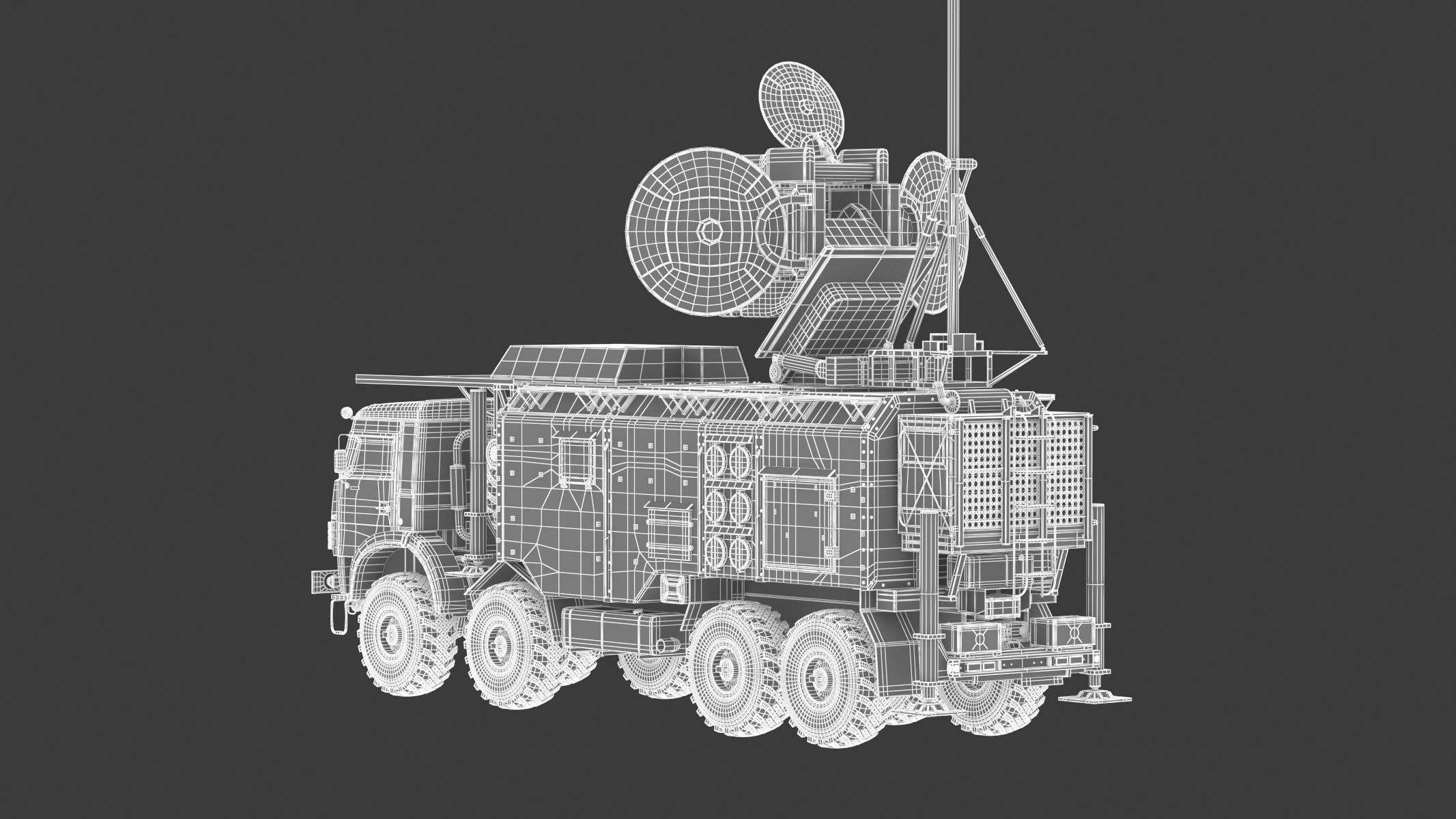 Krasukha Electronic Warfare System 3D model | CGTrader