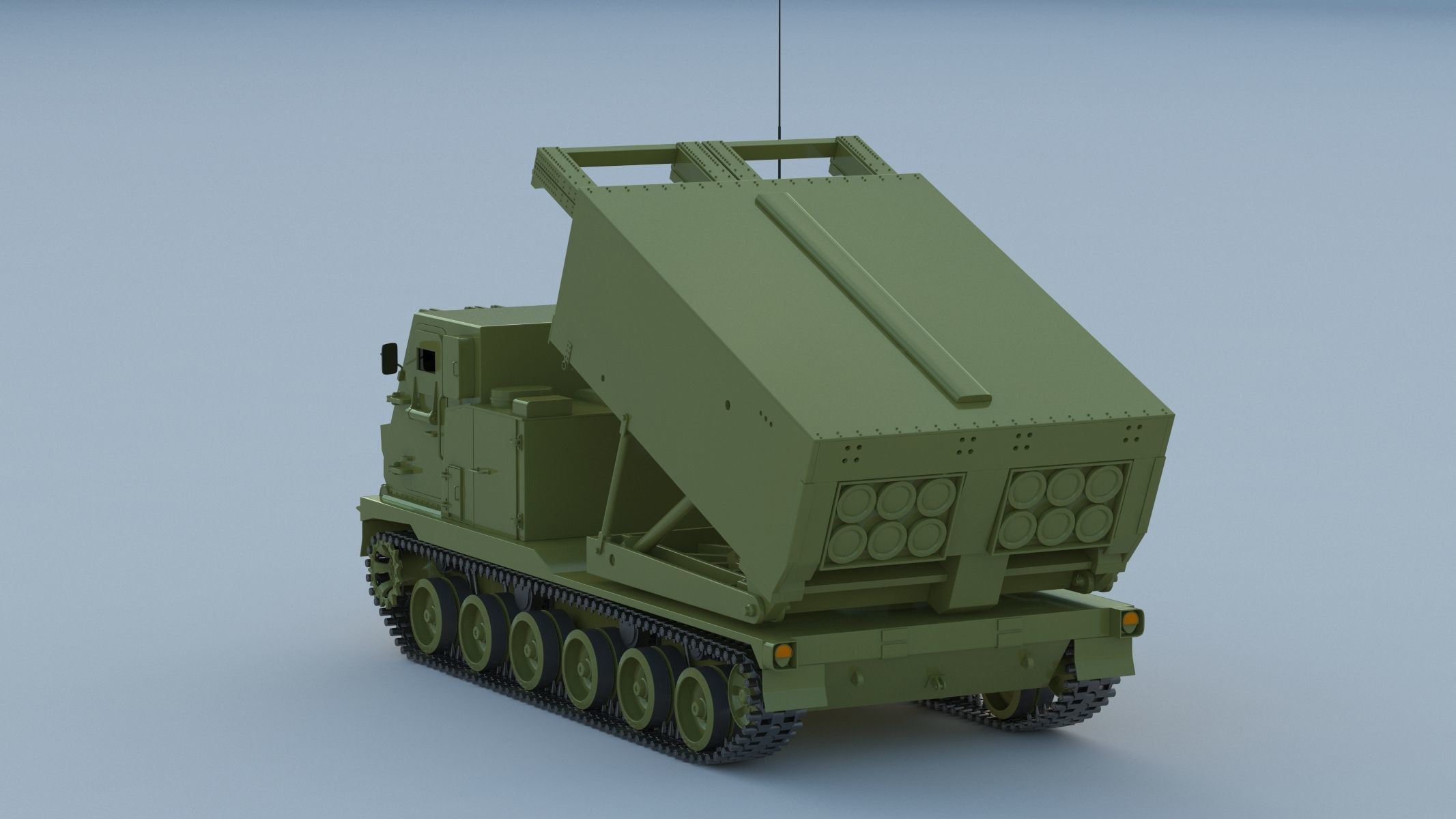 M270 Multiple Launch Rocket System 3D model | CGTrader