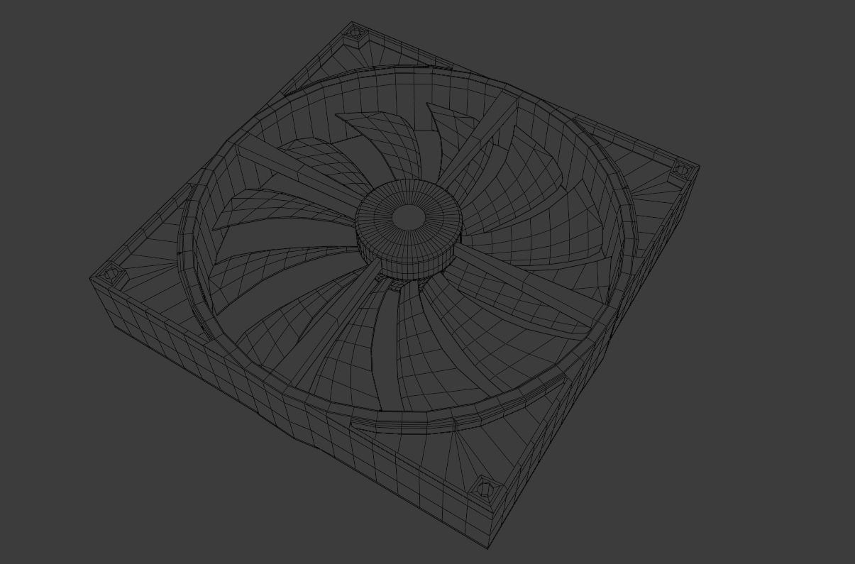PC Fan 3D model | CGTrader