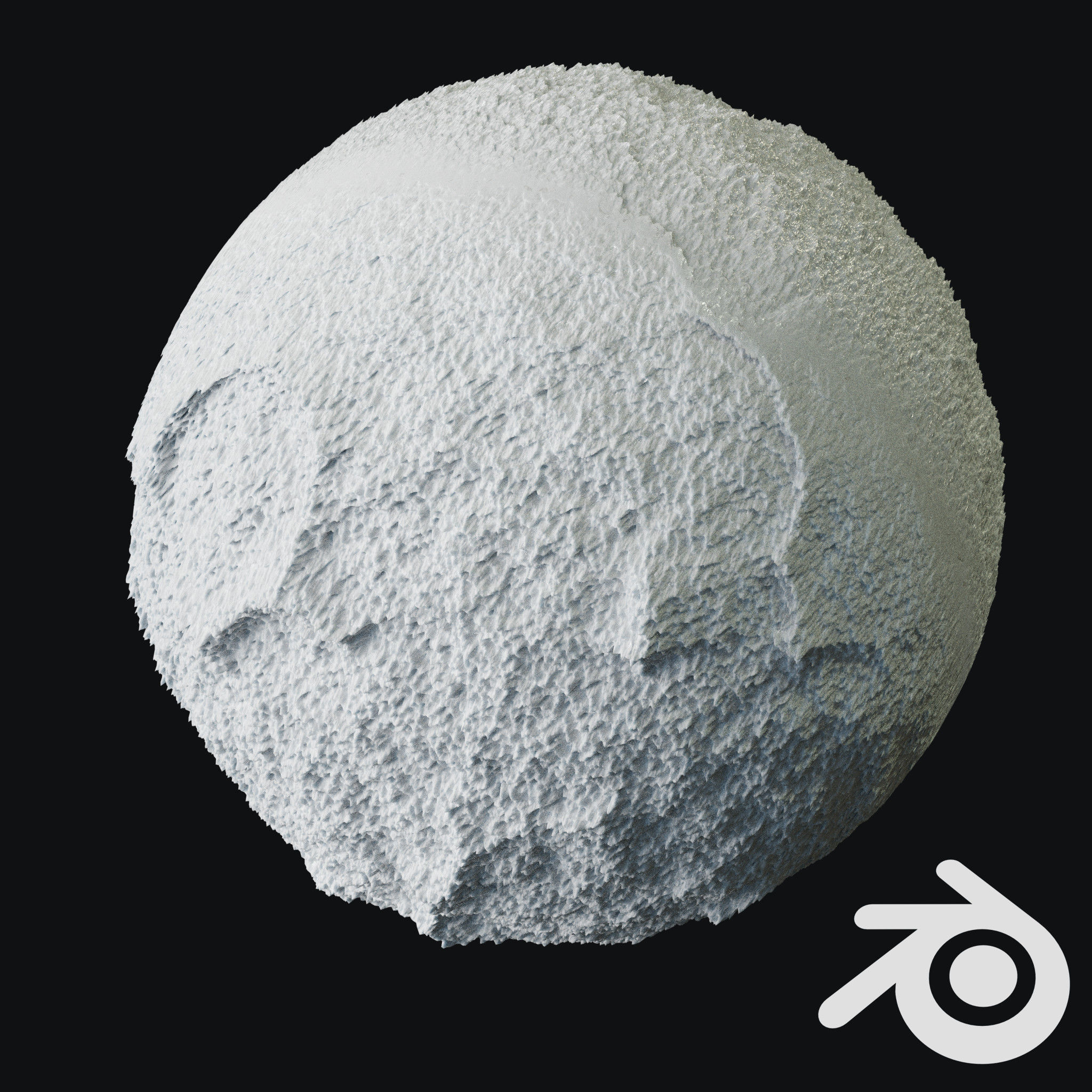 Procedural Snow Material 3D model | CGTrader