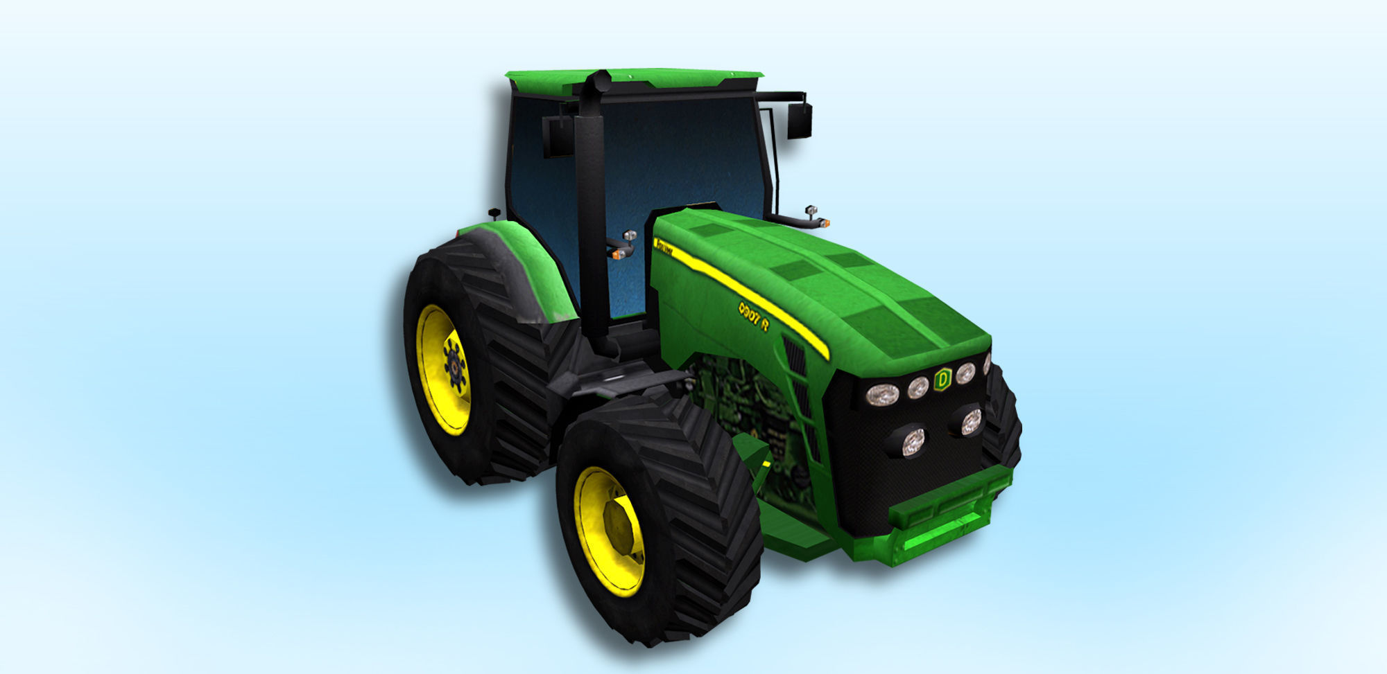 Tractor free 3D model | CGTrader