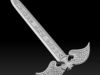 winged sword 3d print 3D model 3D printable | CGTrader