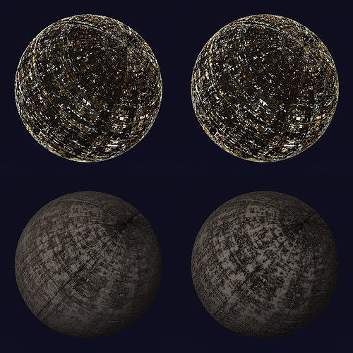 Scifi Artificial Moon Shader 001 Texture | CGTrader