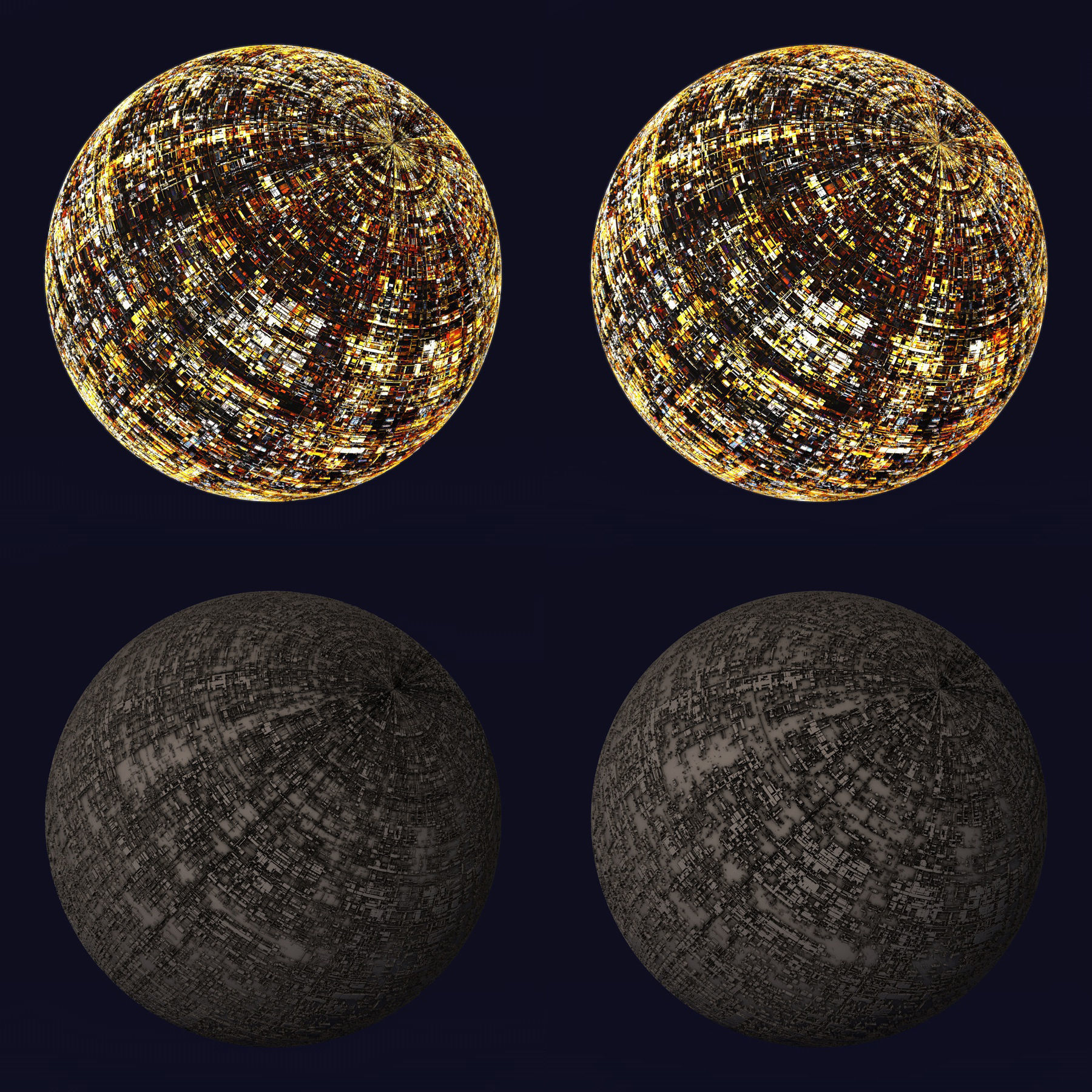 3D model Scifi Artificial Moon Shader 005 | CGTrader