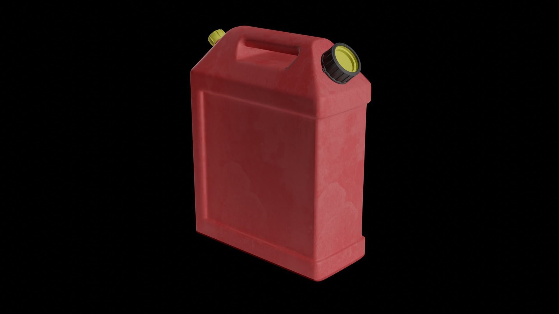 3D model Rectangular Gas Can VR / AR / low-poly | CGTrader