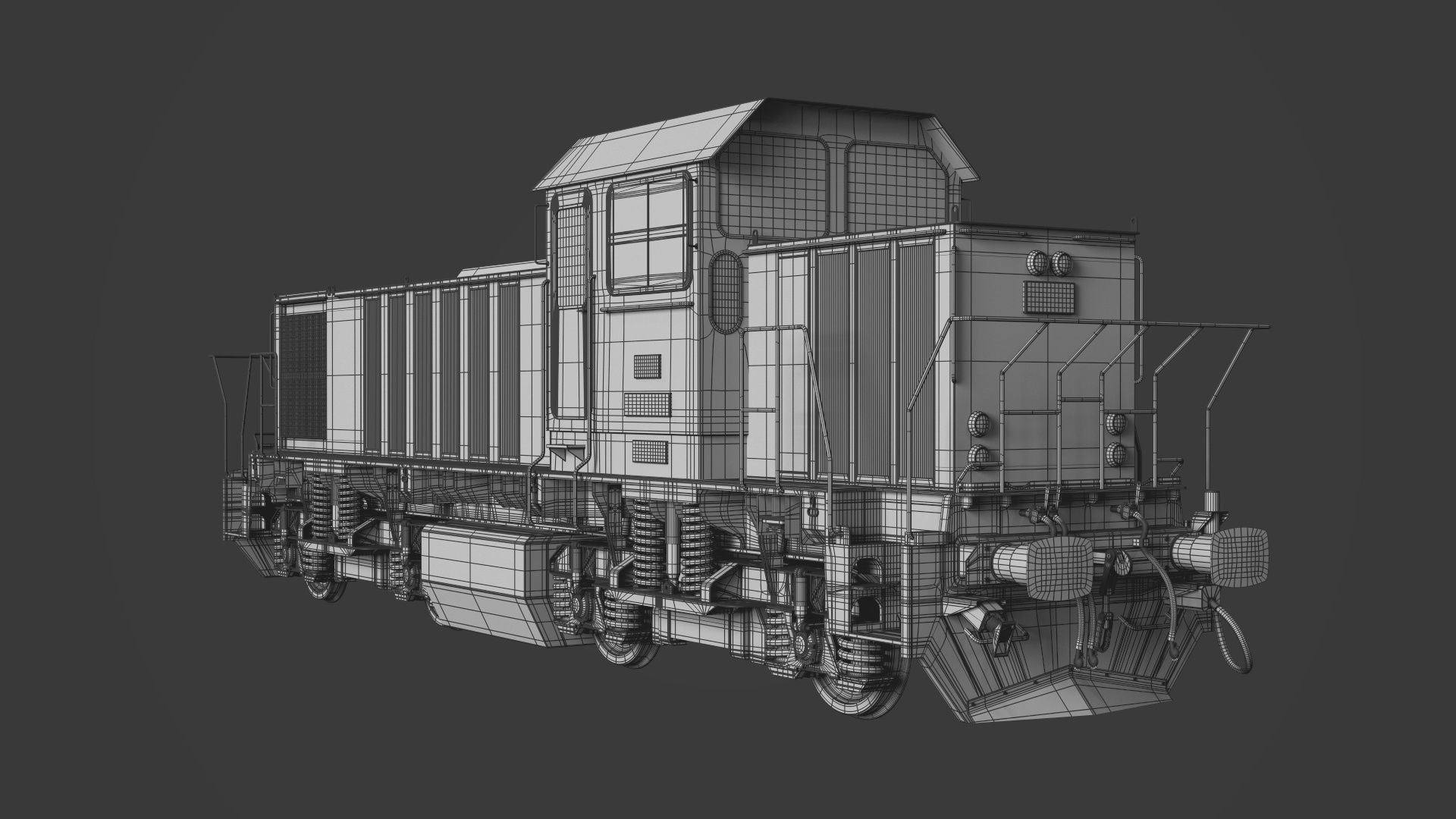 DHS131 locomotive 3D model | CGTrader