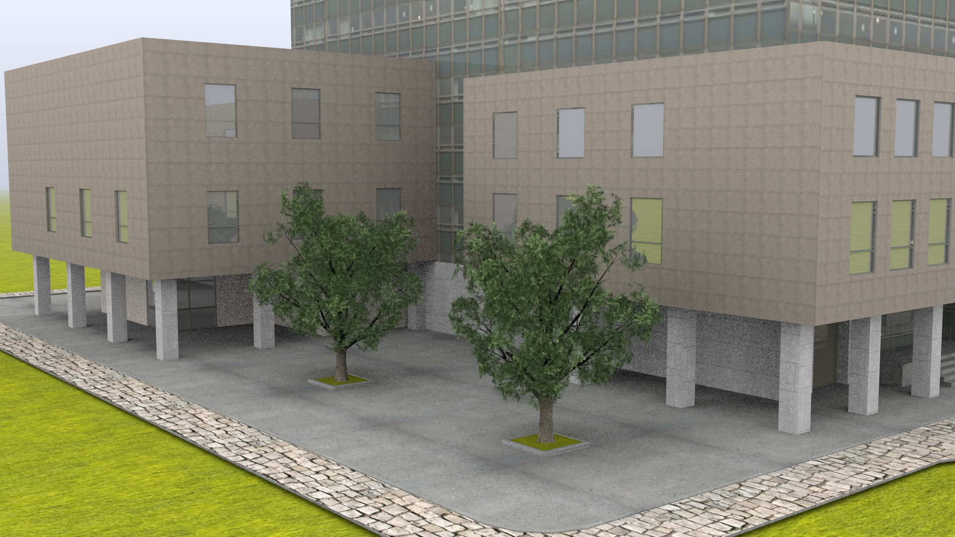 building school 3D model | CGTrader