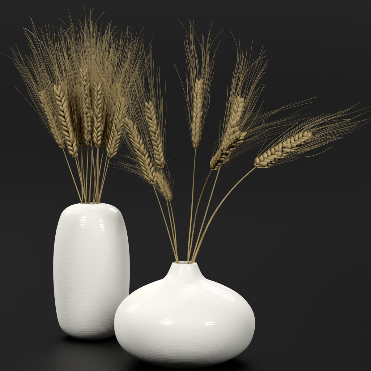 Bouquets of dried flowers 3D model | CGTrader