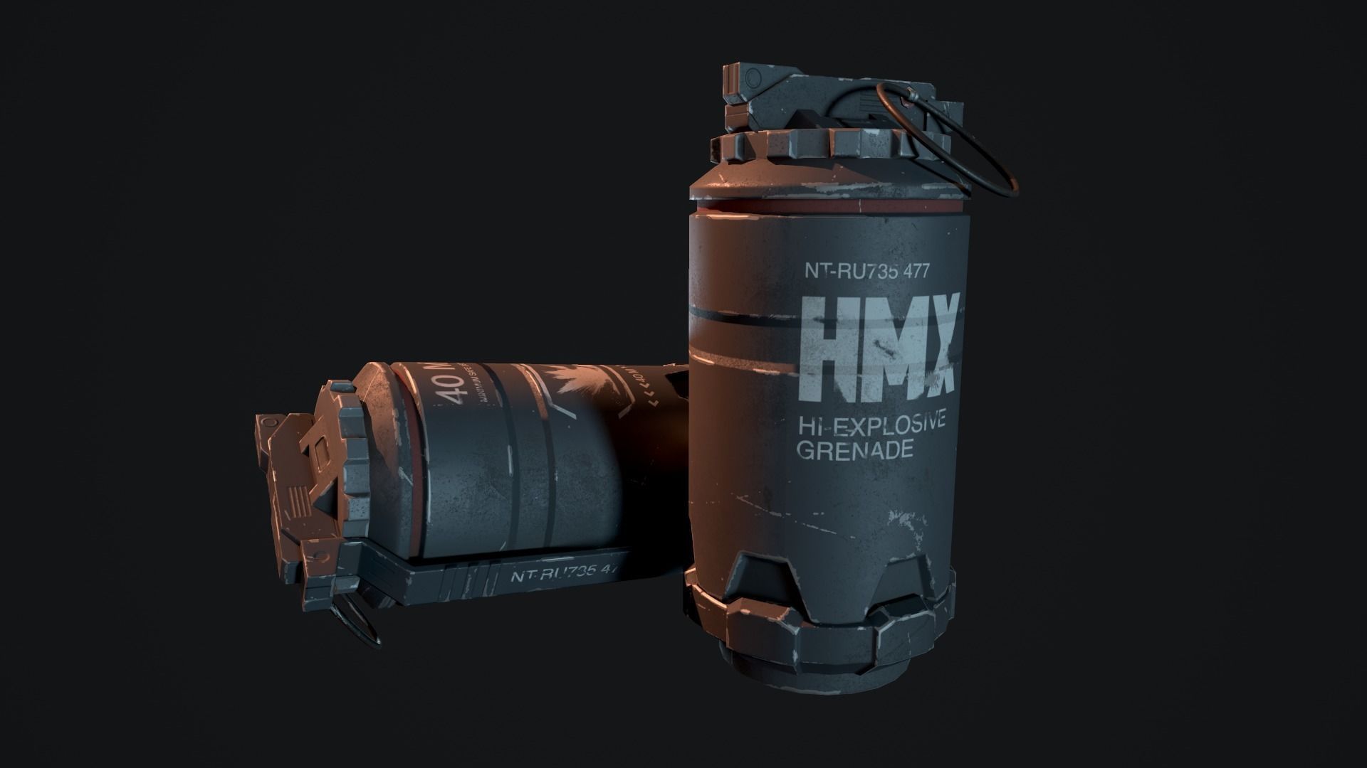 3D model Grenade sci-fi | CGTrader