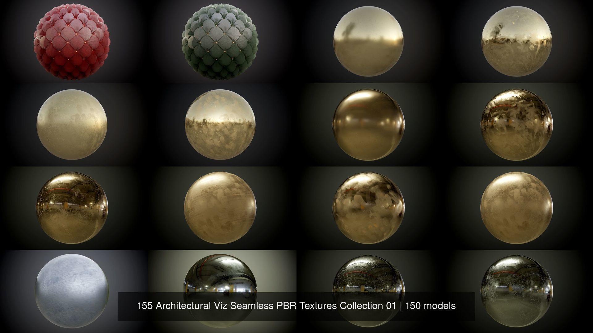 150 Architectural Viz Seamless PBR Textures Collection 01 | CGTrader
