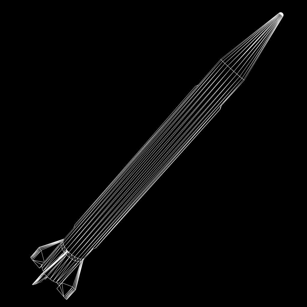 3D model Iran Shahab 3 Missile VR / AR / low-poly | CGTrader