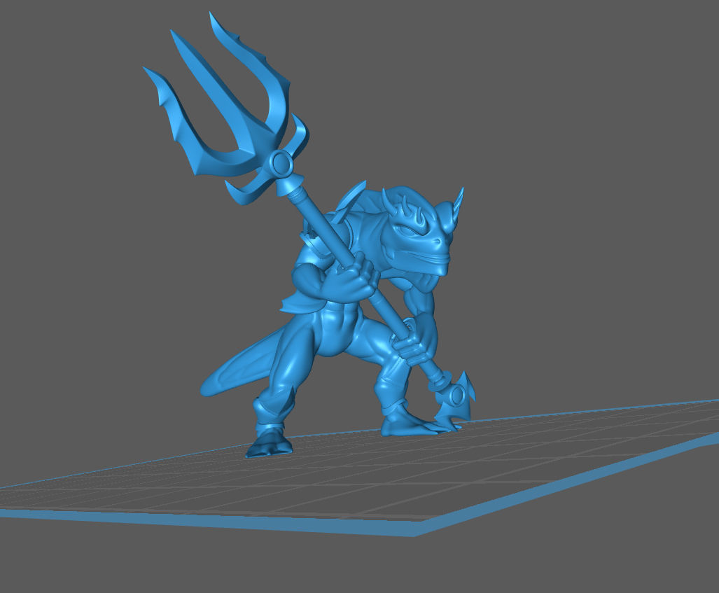 KUO-TOA - DEEP ONE - FISH-MAN WARRIOR free 3D model 3D printable | CGTrader