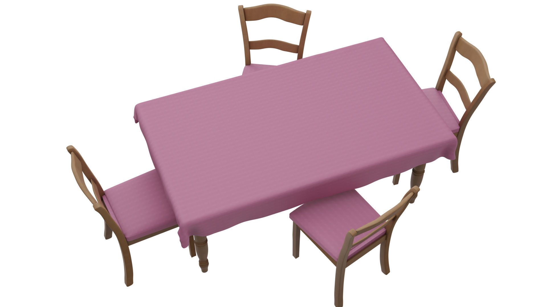 3D model Cartoon Dining table VR / AR / low-poly | CGTrader