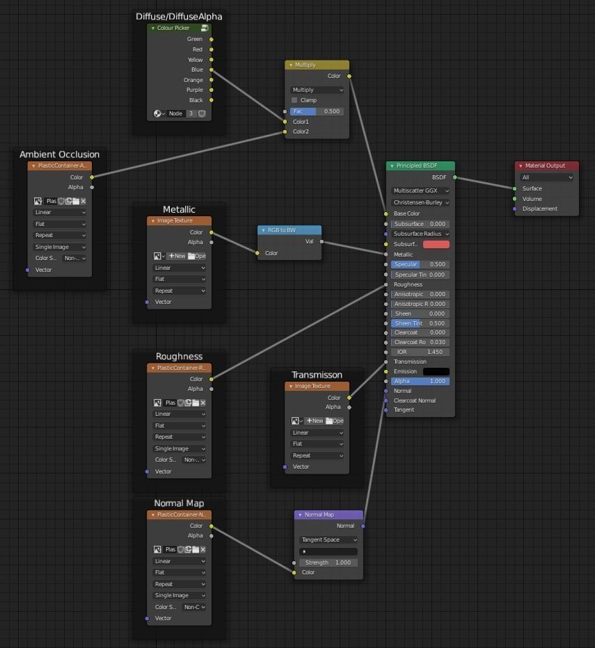 3D model Plastic Liquid Container VR / AR / low-poly | CGTrader