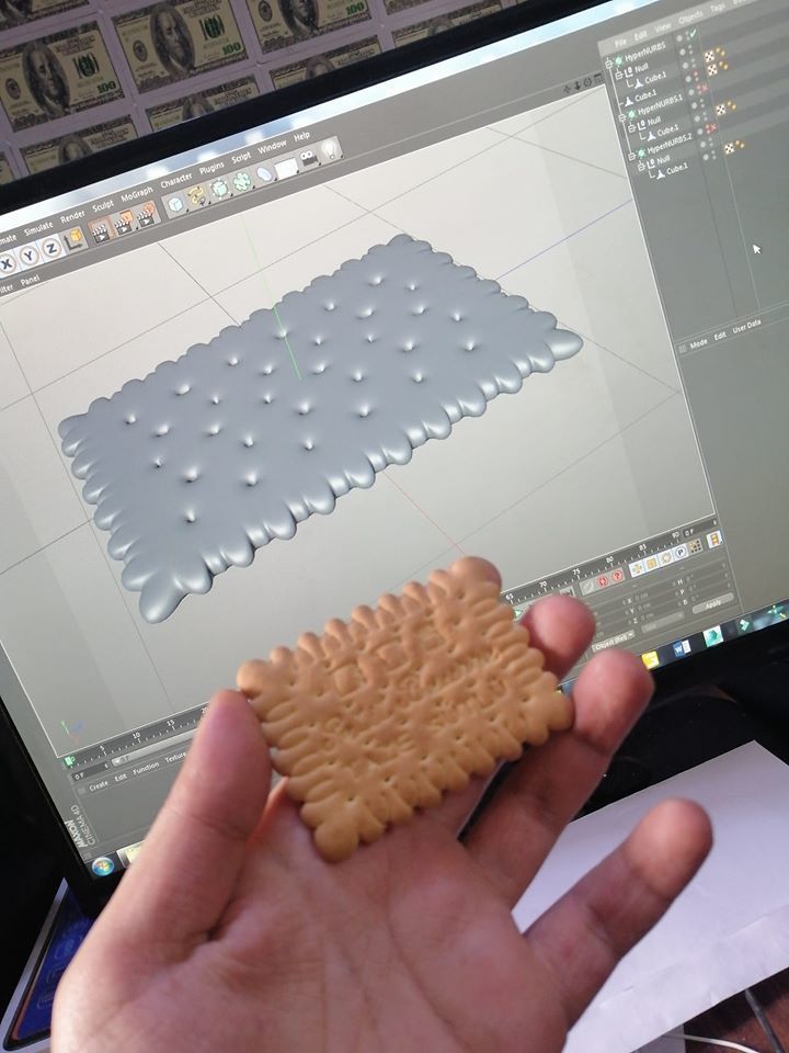 Biscuit 3D model | CGTrader