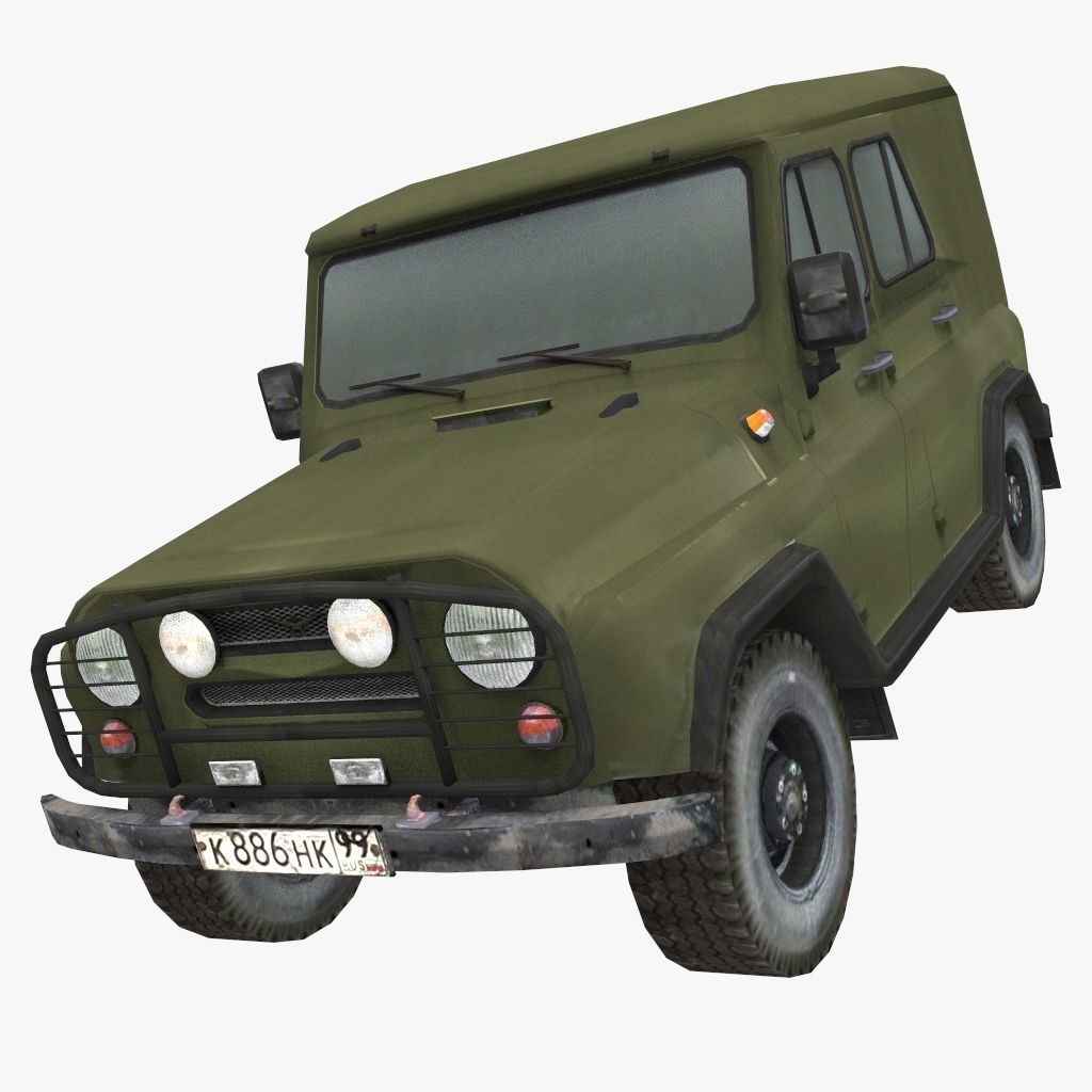 Uaz 3d free VR / AR / low-poly 3D model | CGTrader