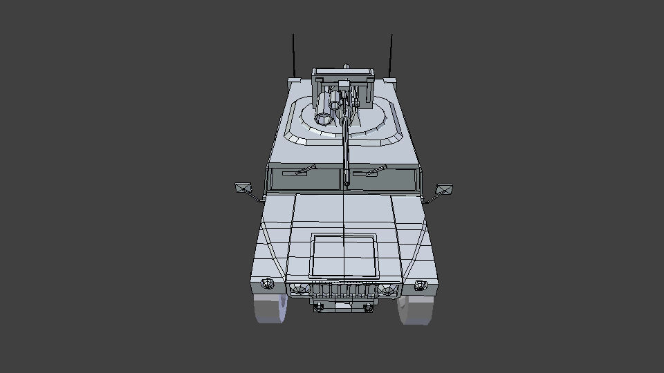 HUMVEE M242 Bushmaster free VR / AR / low-poly 3D model | CGTrader