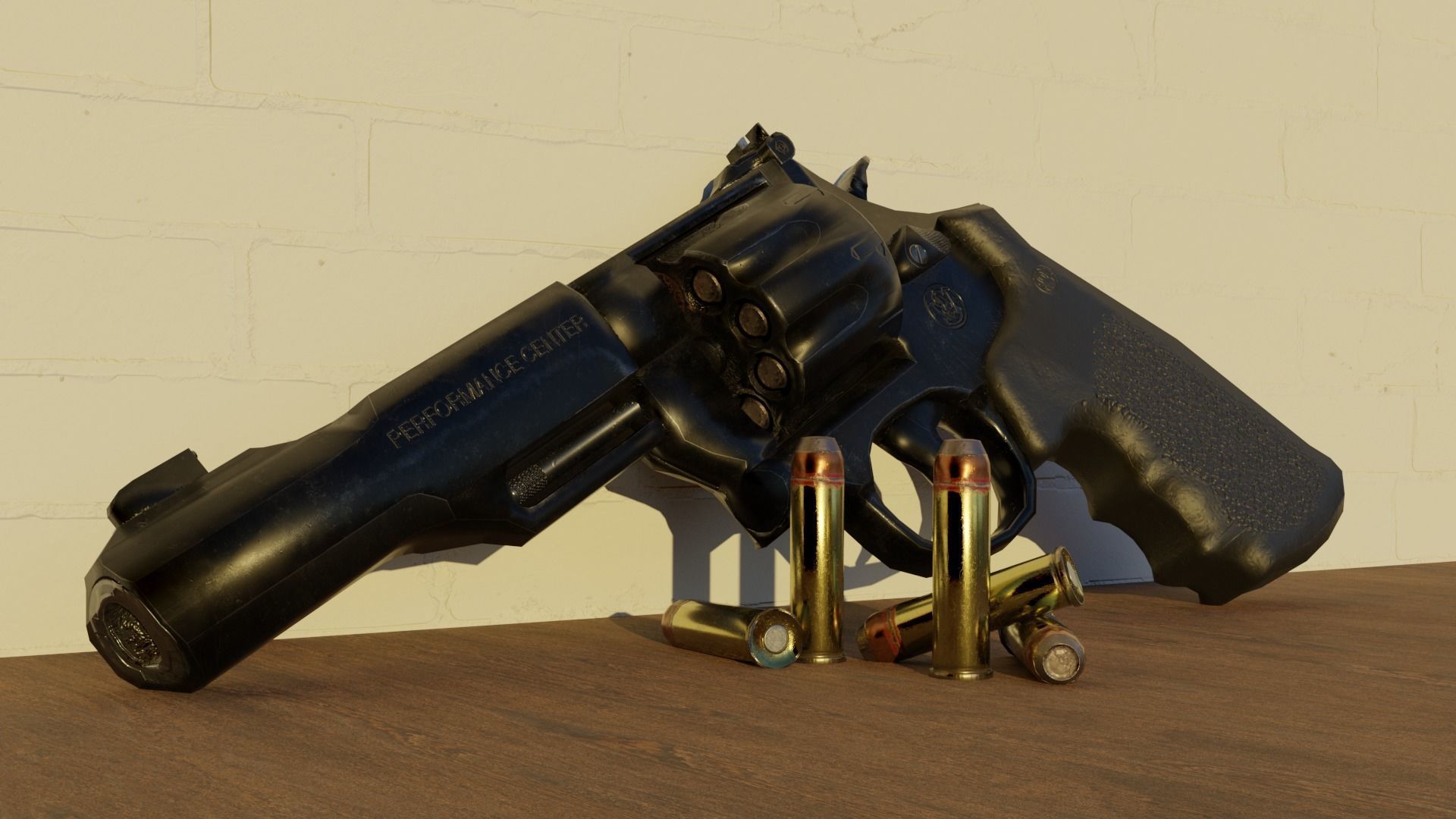 3D model Revolver Magnum Pistol Trr8 357 caliber VR / AR / low-poly ...