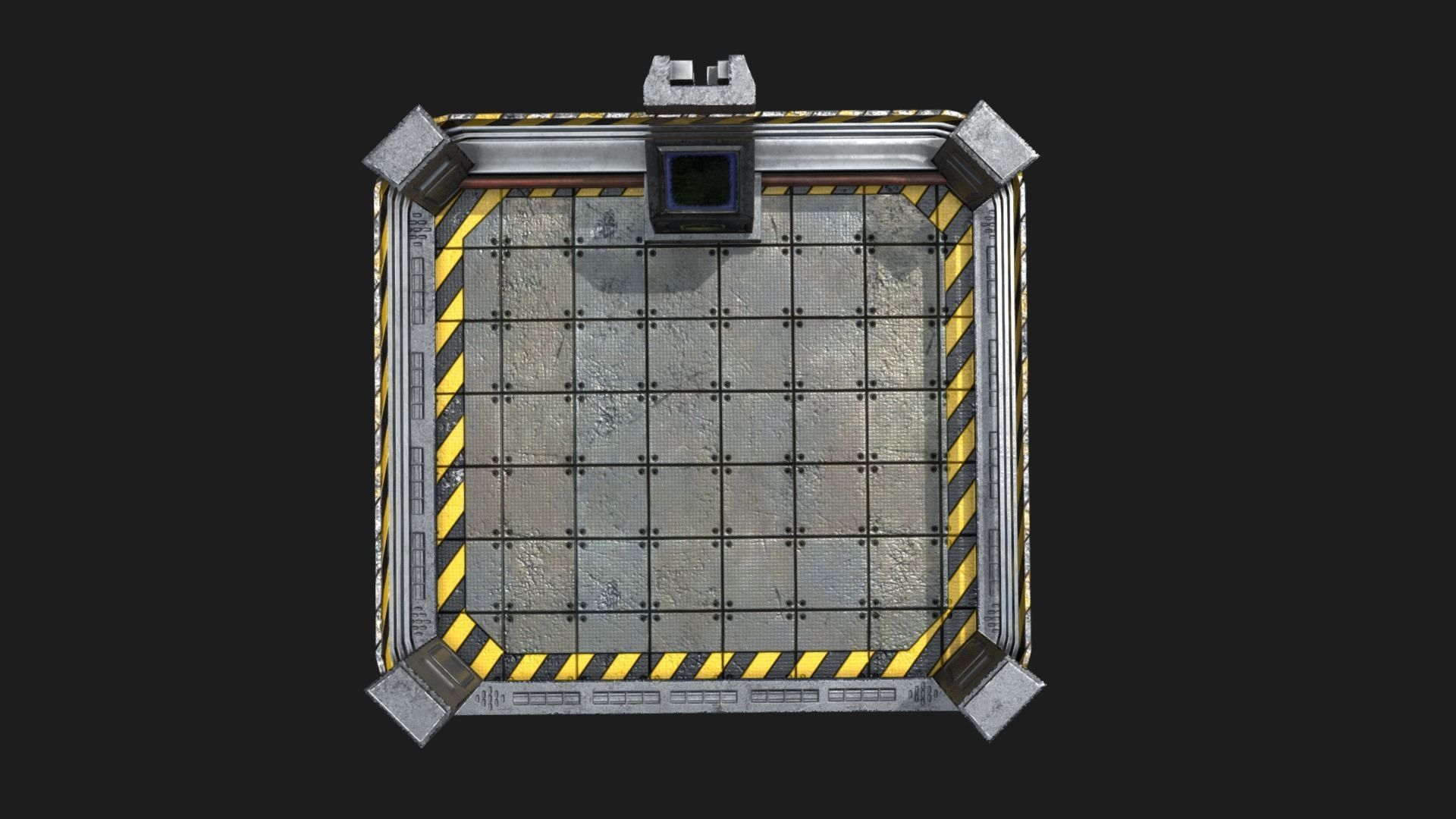 3D model 3D Lowpoly - SCIFI LIFT ELEVATOR VR / AR / low-poly | CGTrader