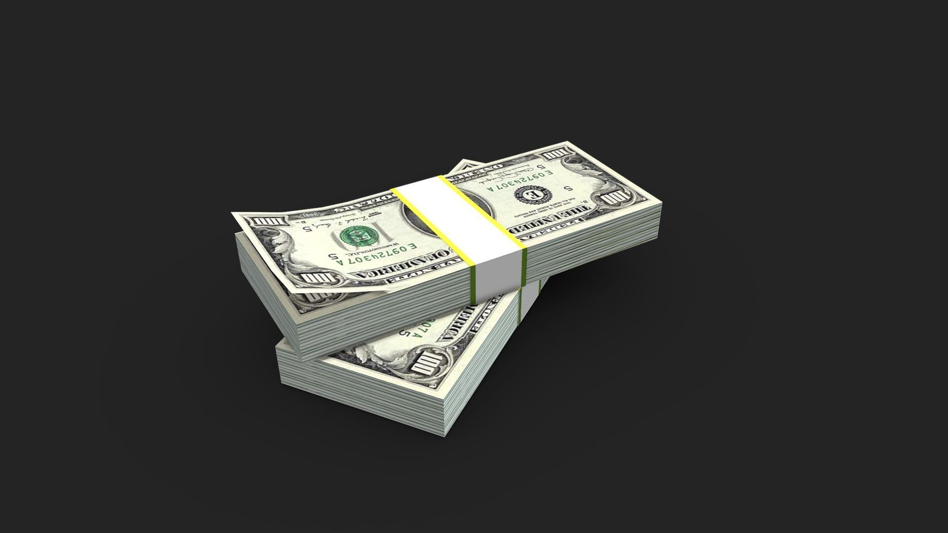 3D model Lowpoly Money pack VR / AR / low-poly | CGTrader