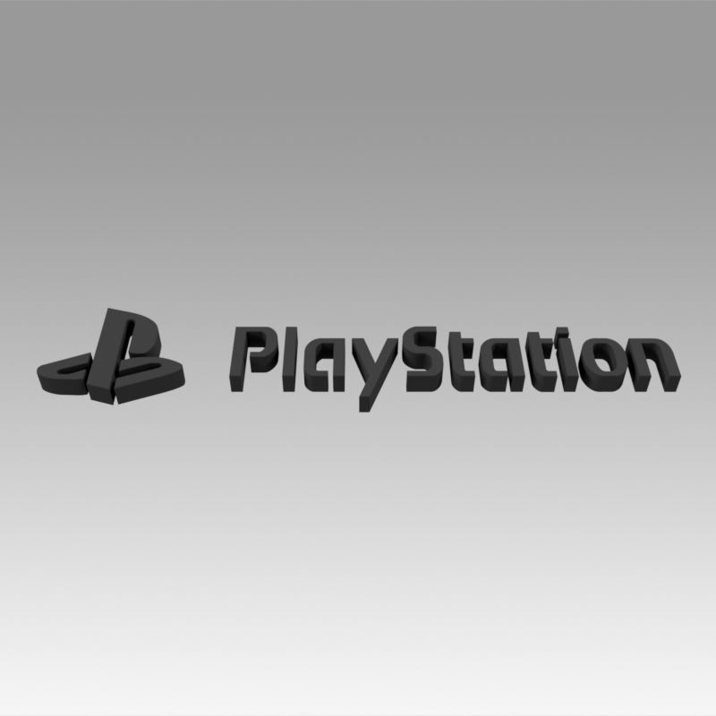 Playstation Video game logo 3D model | CGTrader