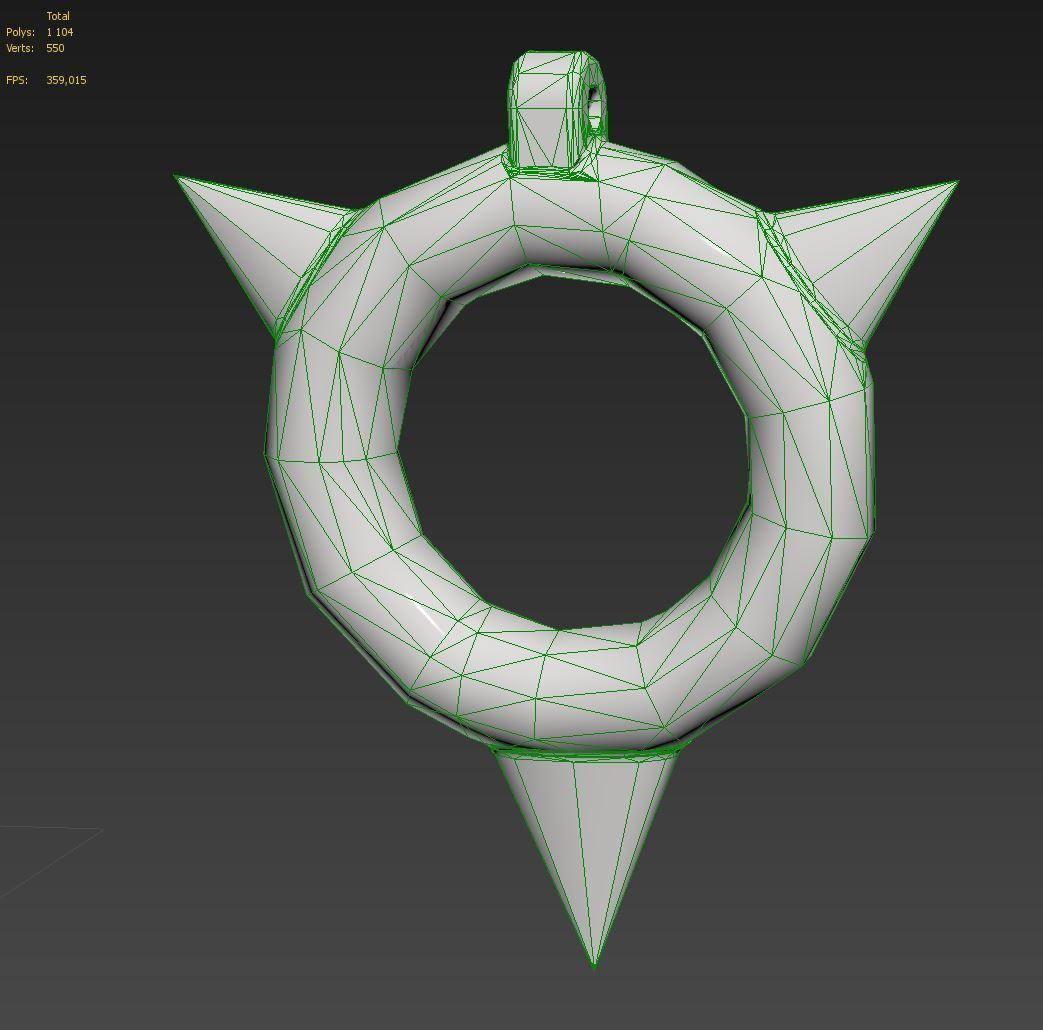 Marnie Choker Charm 3D model | CGTrader