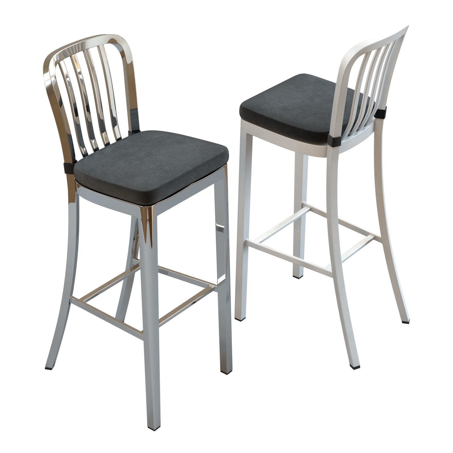 Crate and Barrel - Delta Bar Stool 3D model | CGTrader