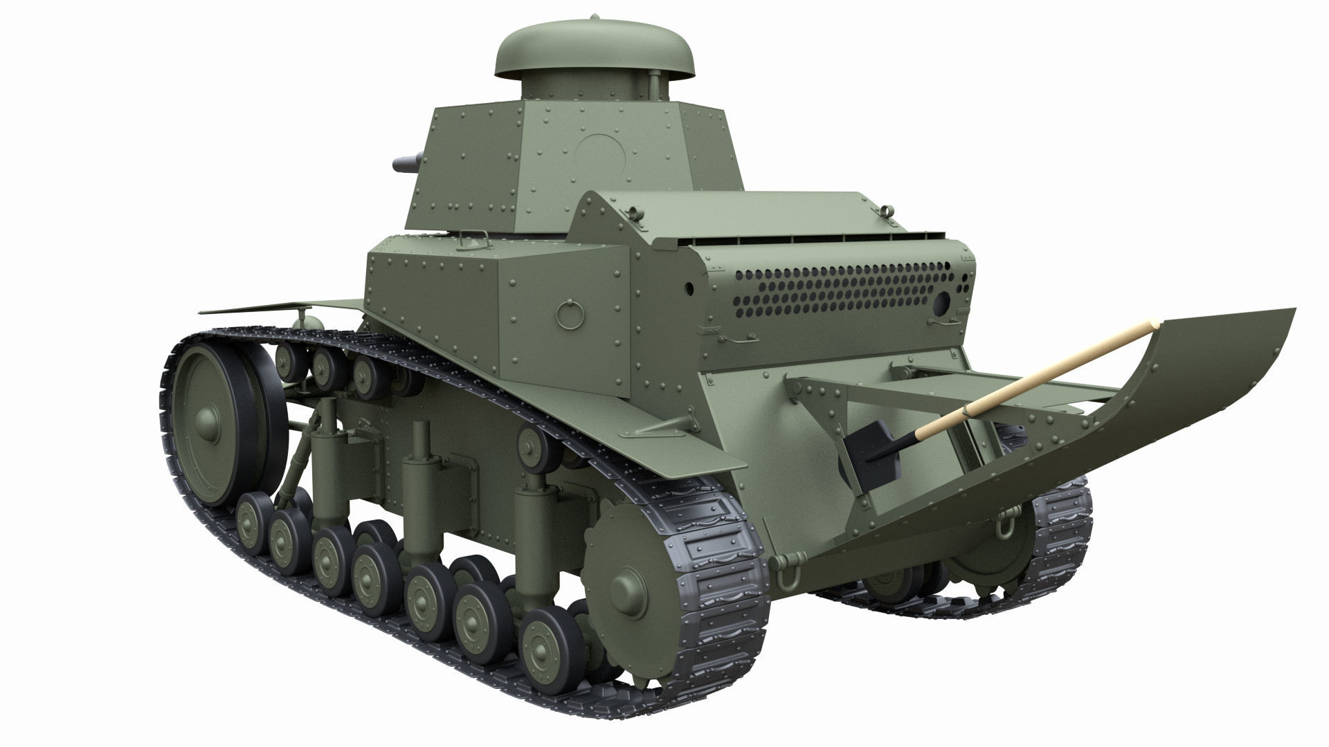 T-18 MS-1 Soviet Light Tank 3D model | CGTrader