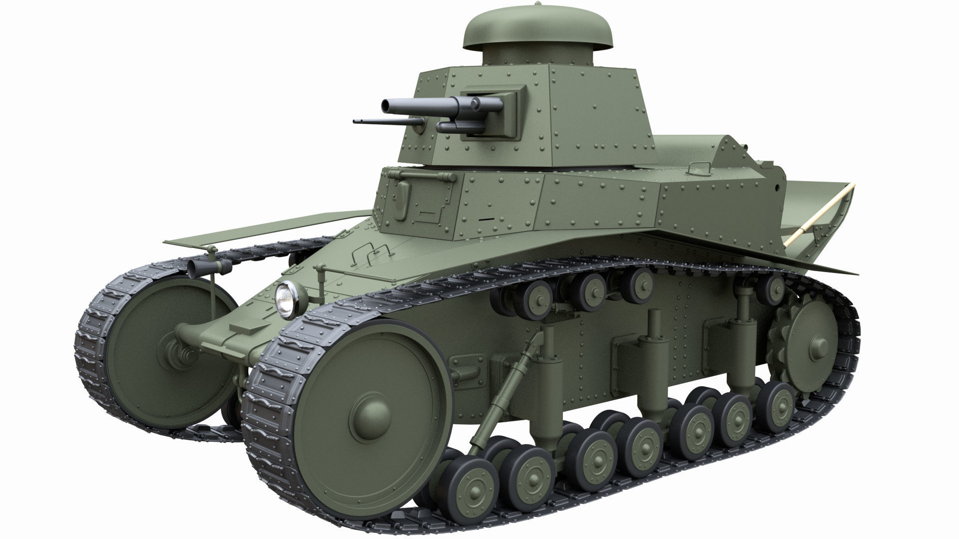 T-18 MS-1 Soviet Light Tank 3D model | CGTrader