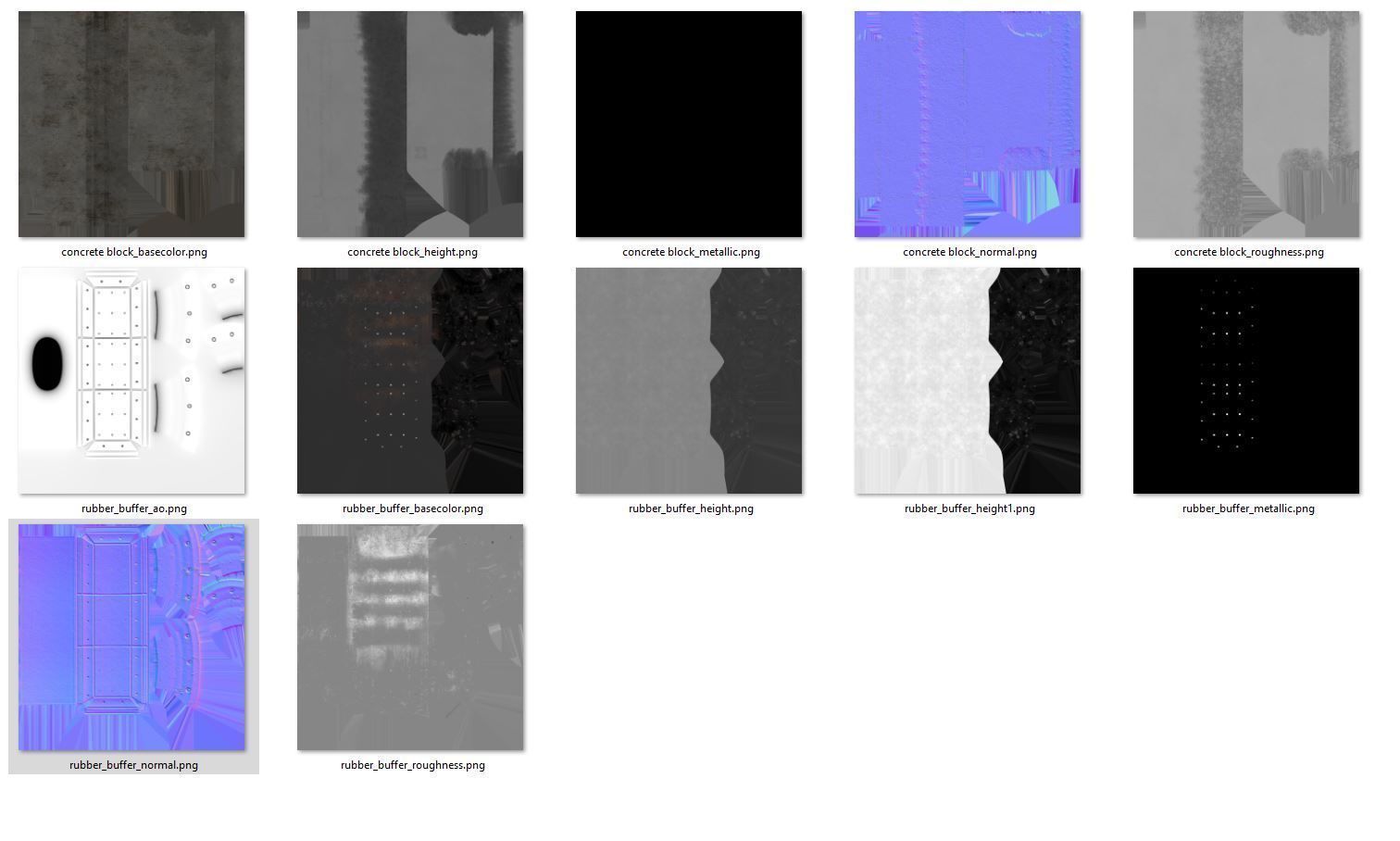 3D model Port concrete blocks VR / AR / low-poly | CGTrader