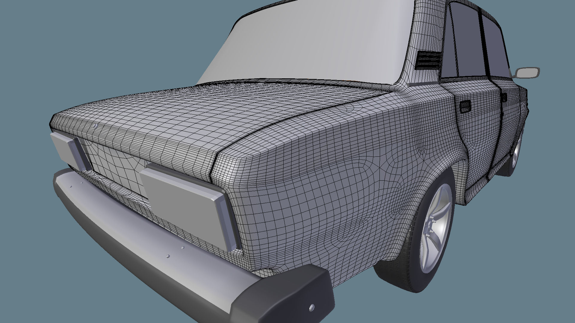 VAZ 2107 3D model | CGTrader
