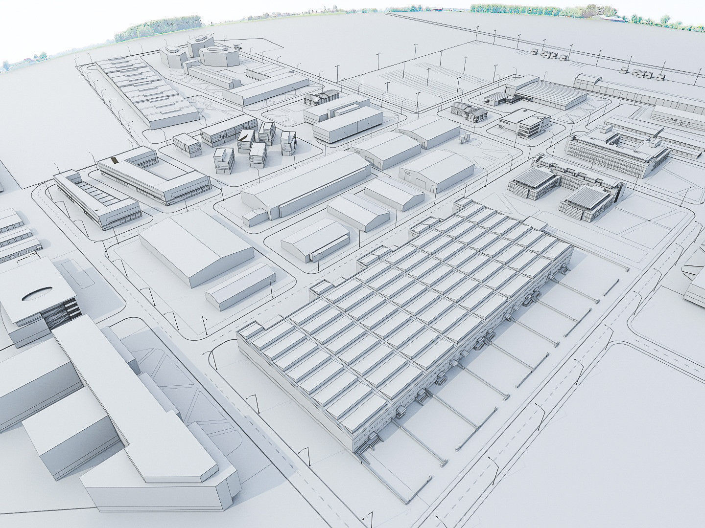 3D model Industrial Factory VR / AR / low-poly | CGTrader