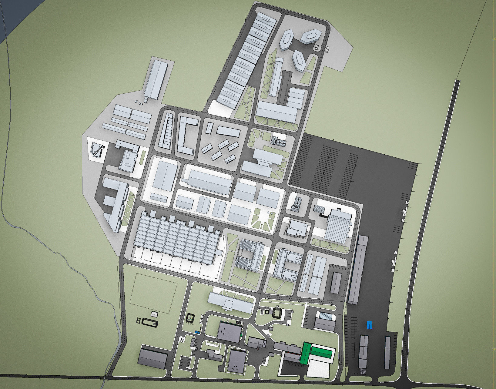 3D model Industrial Factory VR / AR / low-poly | CGTrader