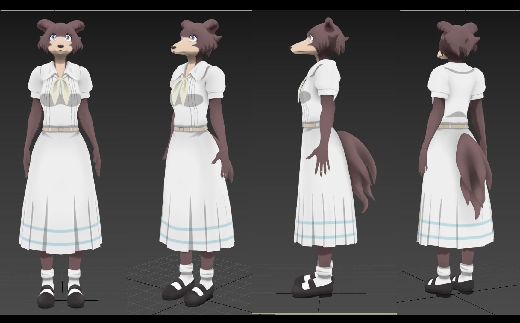 Juno Beastars Anime 3D model rigged | CGTrader