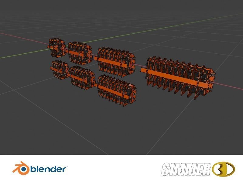 States NT Terminal Blocks for Electrical Controls 3D model | CGTrader