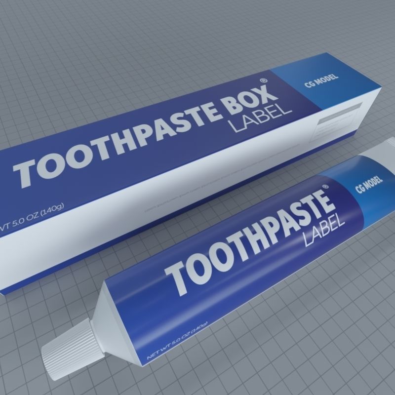 TOOTHPASTE CONTAINER 3D model | CGTrader