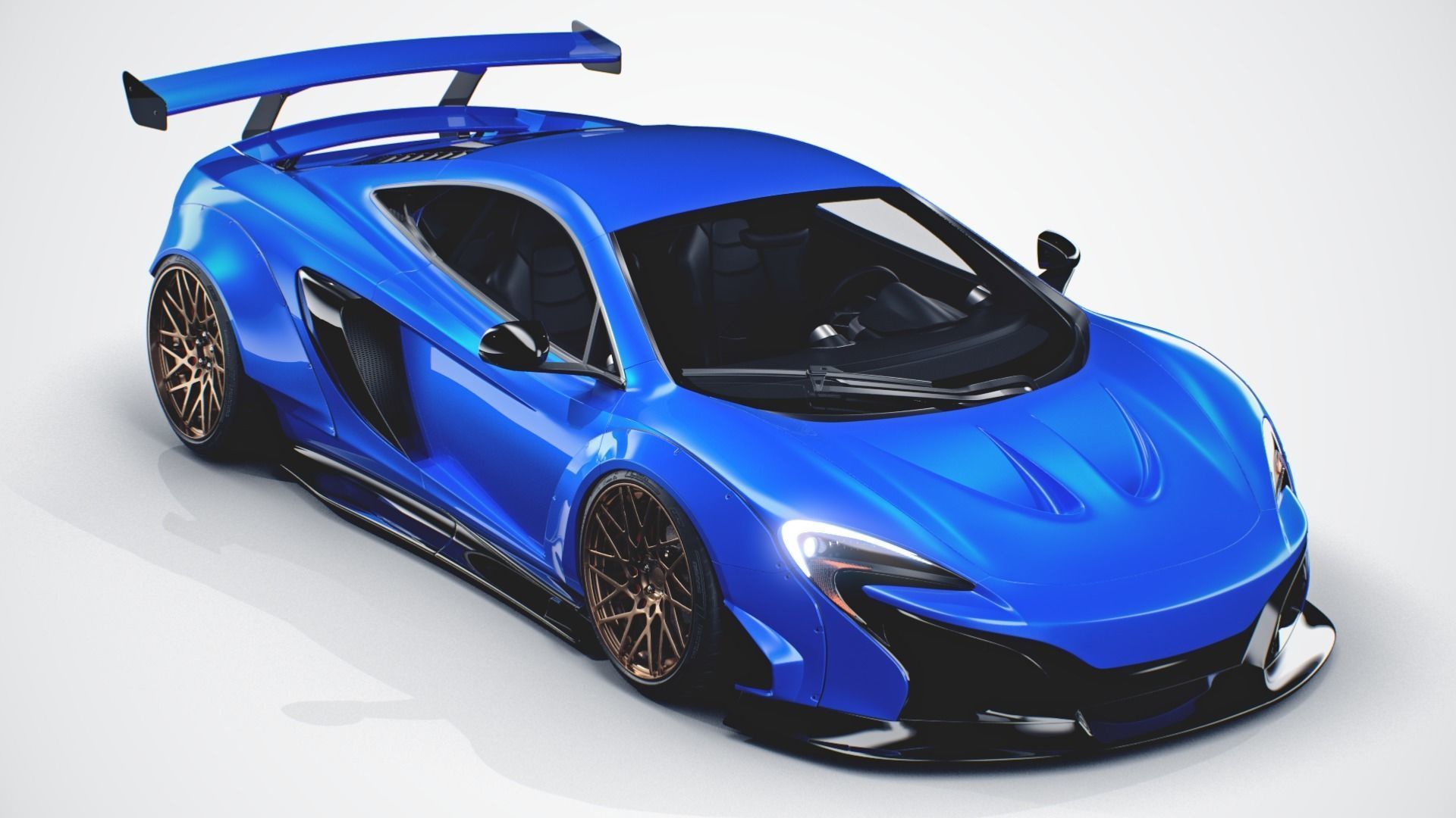 McLaren 650s Liberty Walk LB 3D model | CGTrader